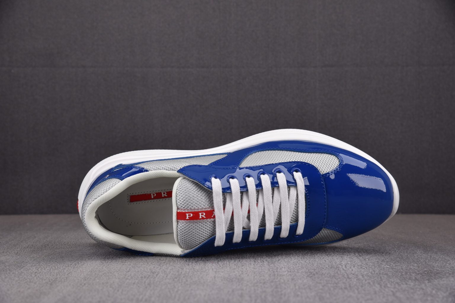 Prada America’s Cup Royal Blue Grey – FLAMLUXURY